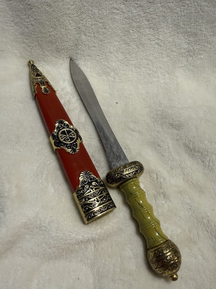 Gladius Roman Sword Fixed Blade Dagger Gladiator Medieval Renaissance ...