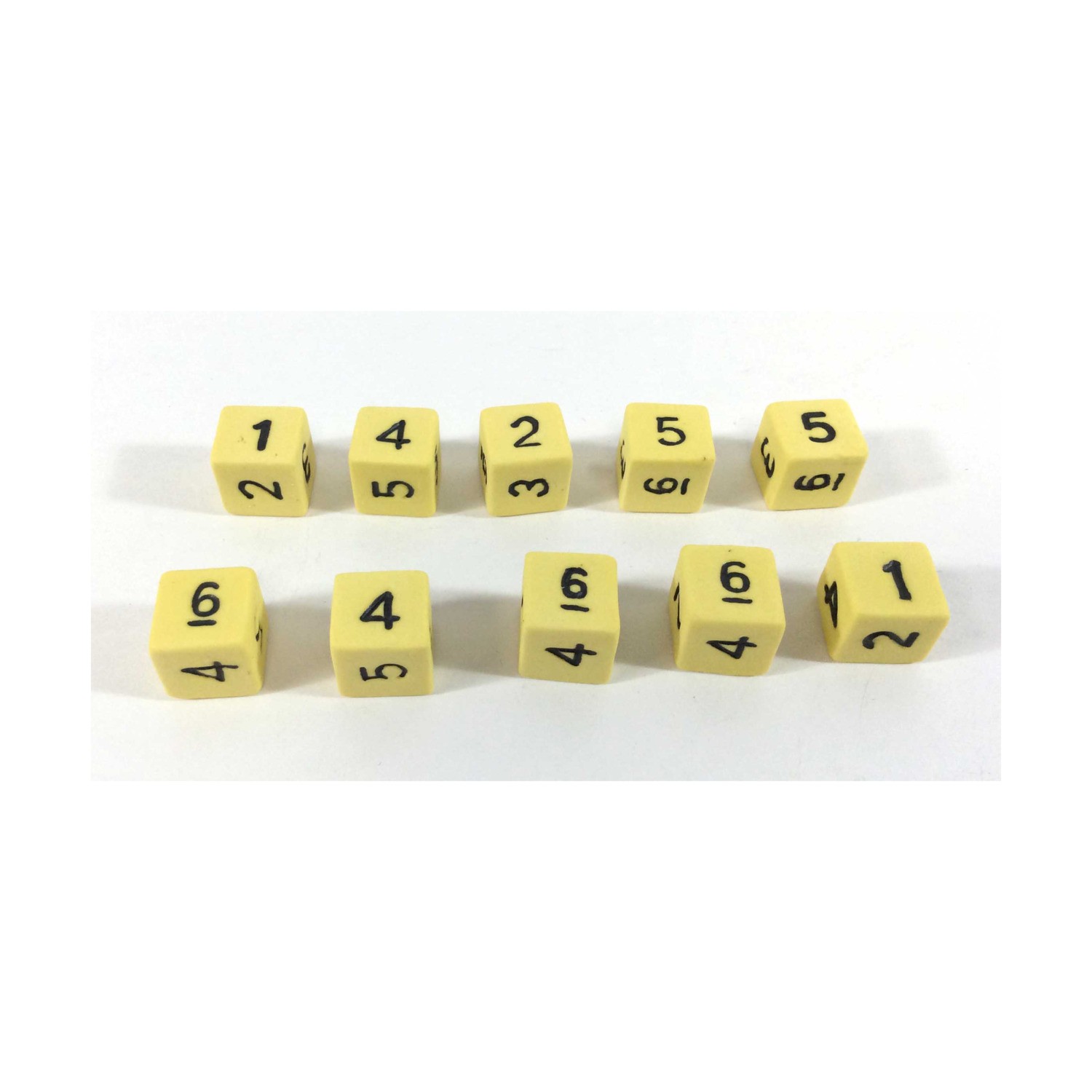 Crit Hit Ceramics Ceramic Dice d6 - Ancient Scroll w/Black (10) New | eBay