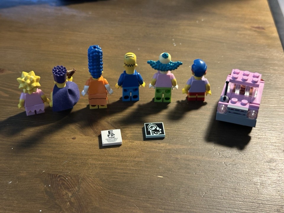 Lego Simpsons Minifigures Lot Homer Bart Lisa Marge Milhouse Krusty | eBay