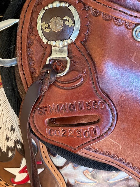 BUILT JUNE 2023 ABOUT THE HORSE DAVE GENADEK SADDLE , BLACK RHINO 15.5 ...
