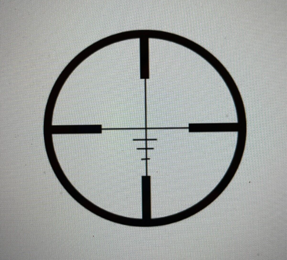 HI LUX OPTICS TOBY BRIDGES TB-ML RETICLE 3x9x40mm MUZZLELOADER RIFLE ...