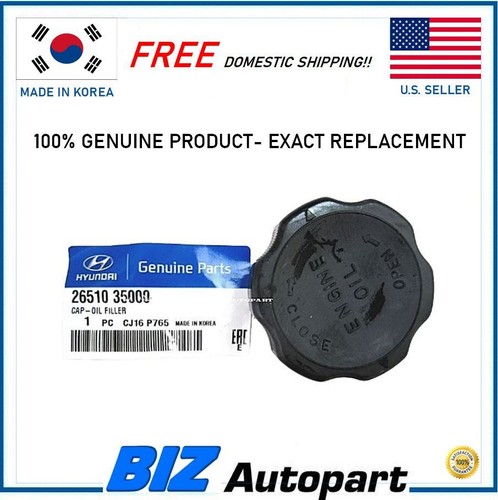 GENUINE ! OIL FILLER CAP for 1986-2006 HYUNDAI KIA MODELS OE# 26510 ...