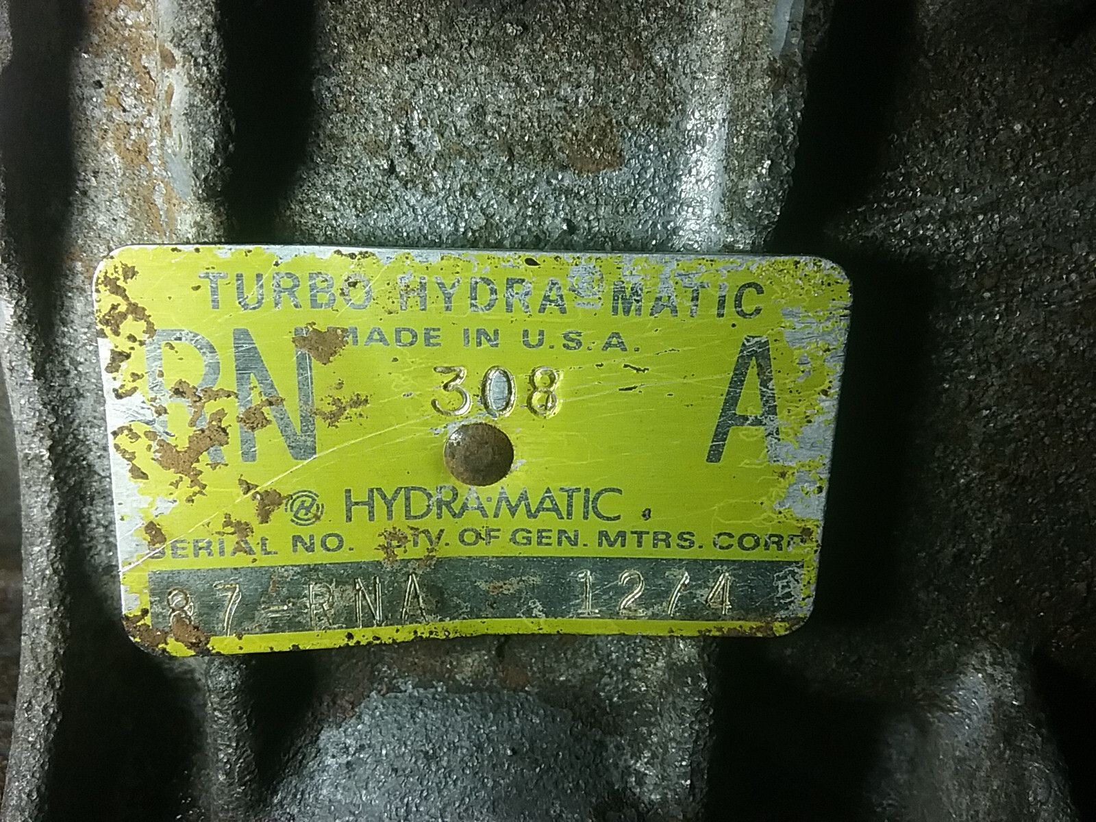 1987 Bentley 8 Automatic Transmission Assembly 400.BE1987 (TURBO HYDRA ...