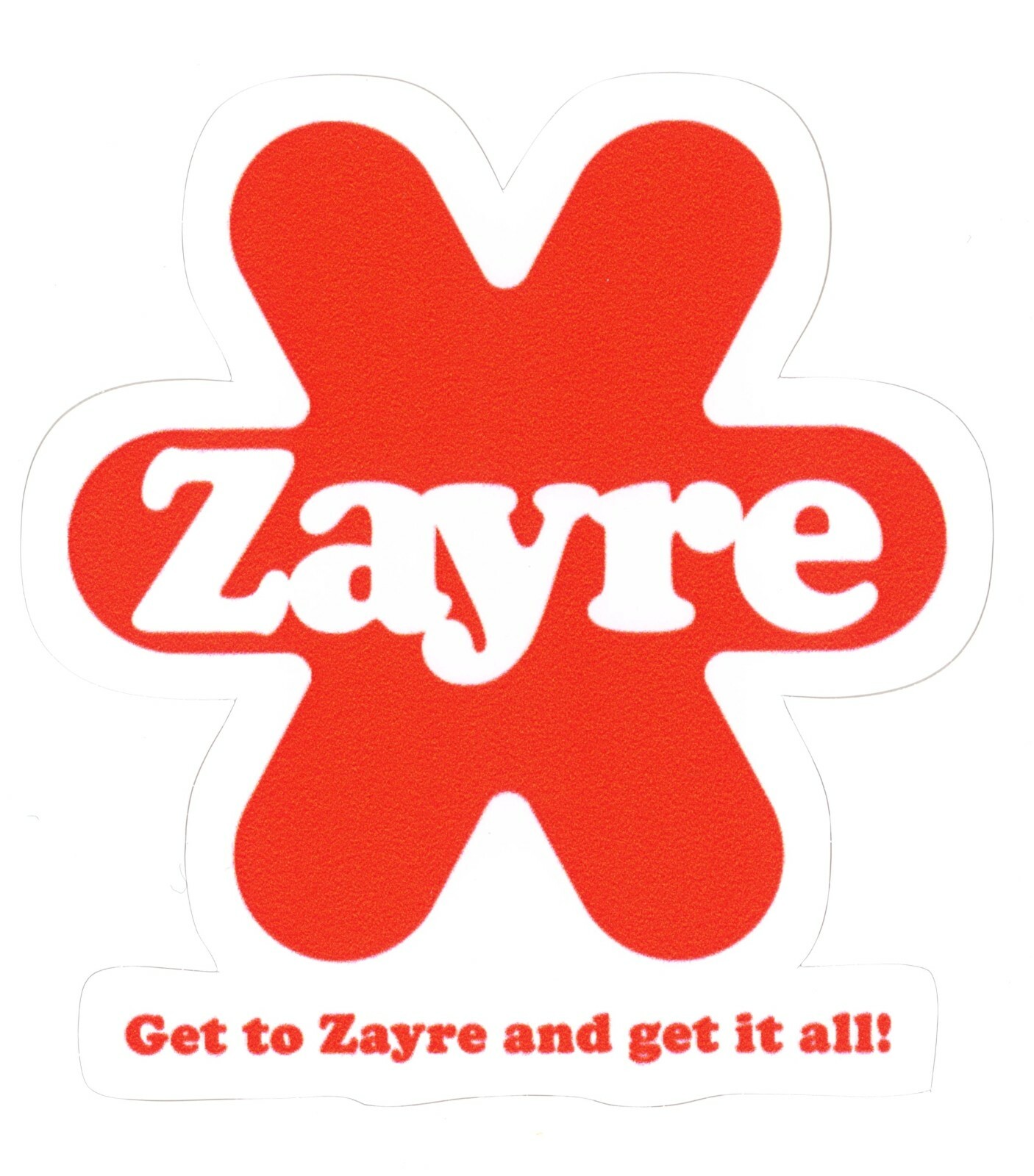 Zayre Department Store Sticker (Reproduction) Style 1 | eBay