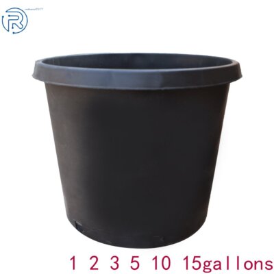 NEW Black Trade Gallon Root Garden Container Premium Nursery Pot | eBay