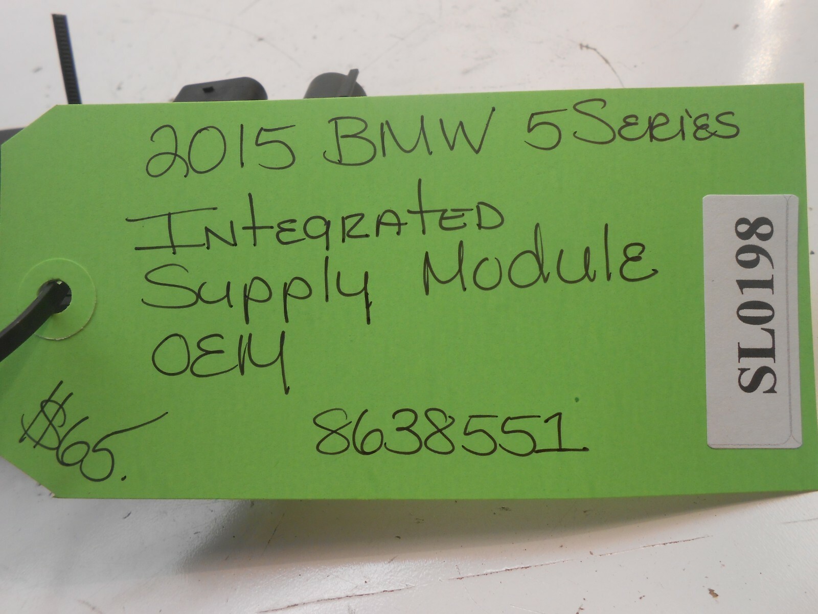 2015 BMW 5 SERIES INTEGRATED SUPPLY MODULE 8638551-185767 SL0198 | eBay
