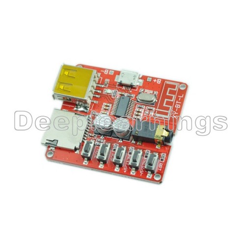 3.7V-5V Bluetooth 4.1 Audio Decoder MP3 Player Board Micro USB TF SD ...
