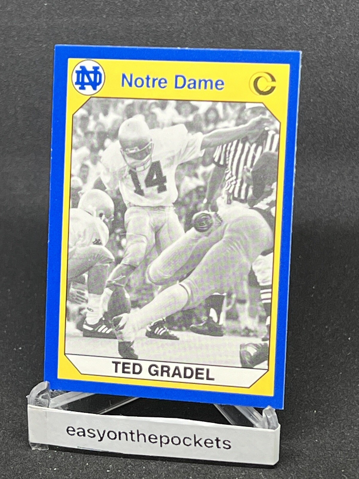 1990 Collegiate Notre Dame Ted Gradel #152 | eBay