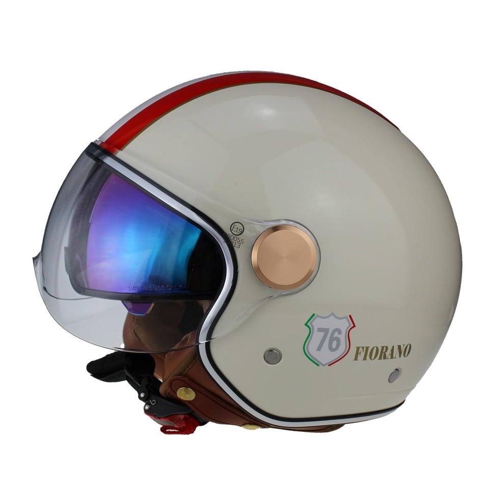 Motorcycle Scooter Open Face Crash Helmet ViPER RSV19 Motorbike Jet ...
