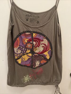 LOL Vintage Olive Tank Sz M | eBay