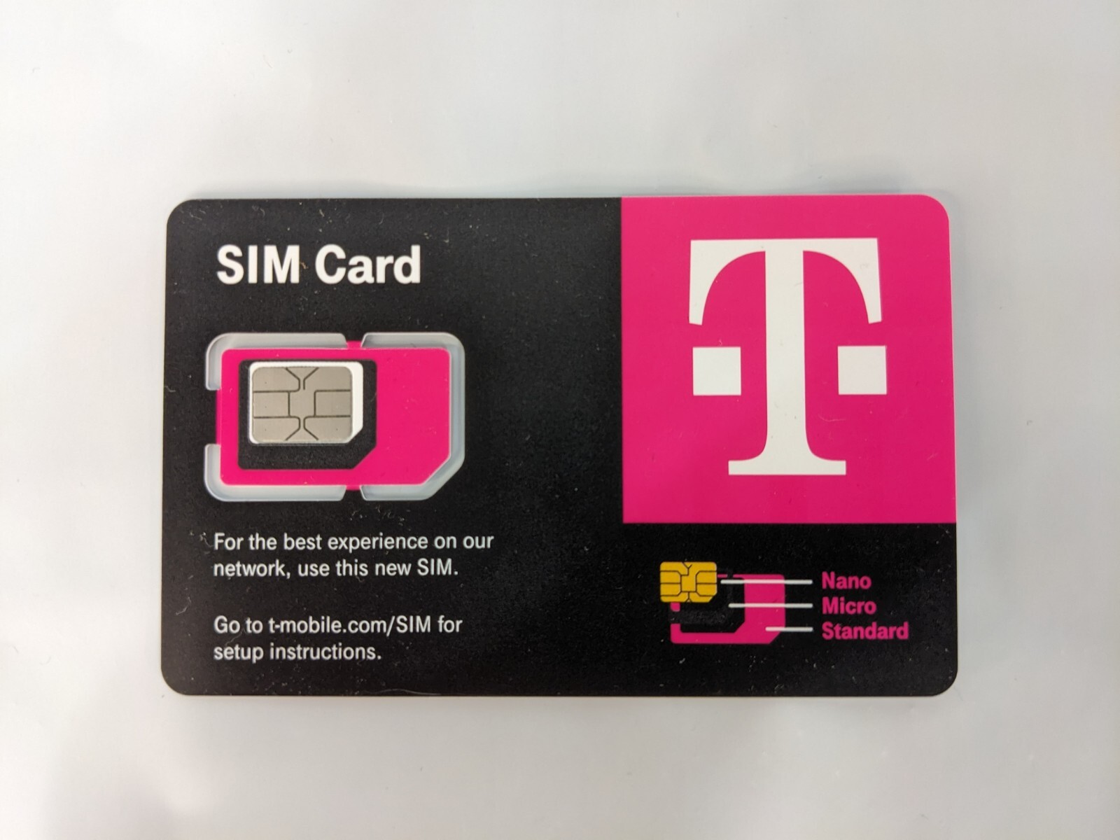 T-Mobile Triple SIM Card R15 3 in 1 Nano Micro Standard 5G NEW Use By ...