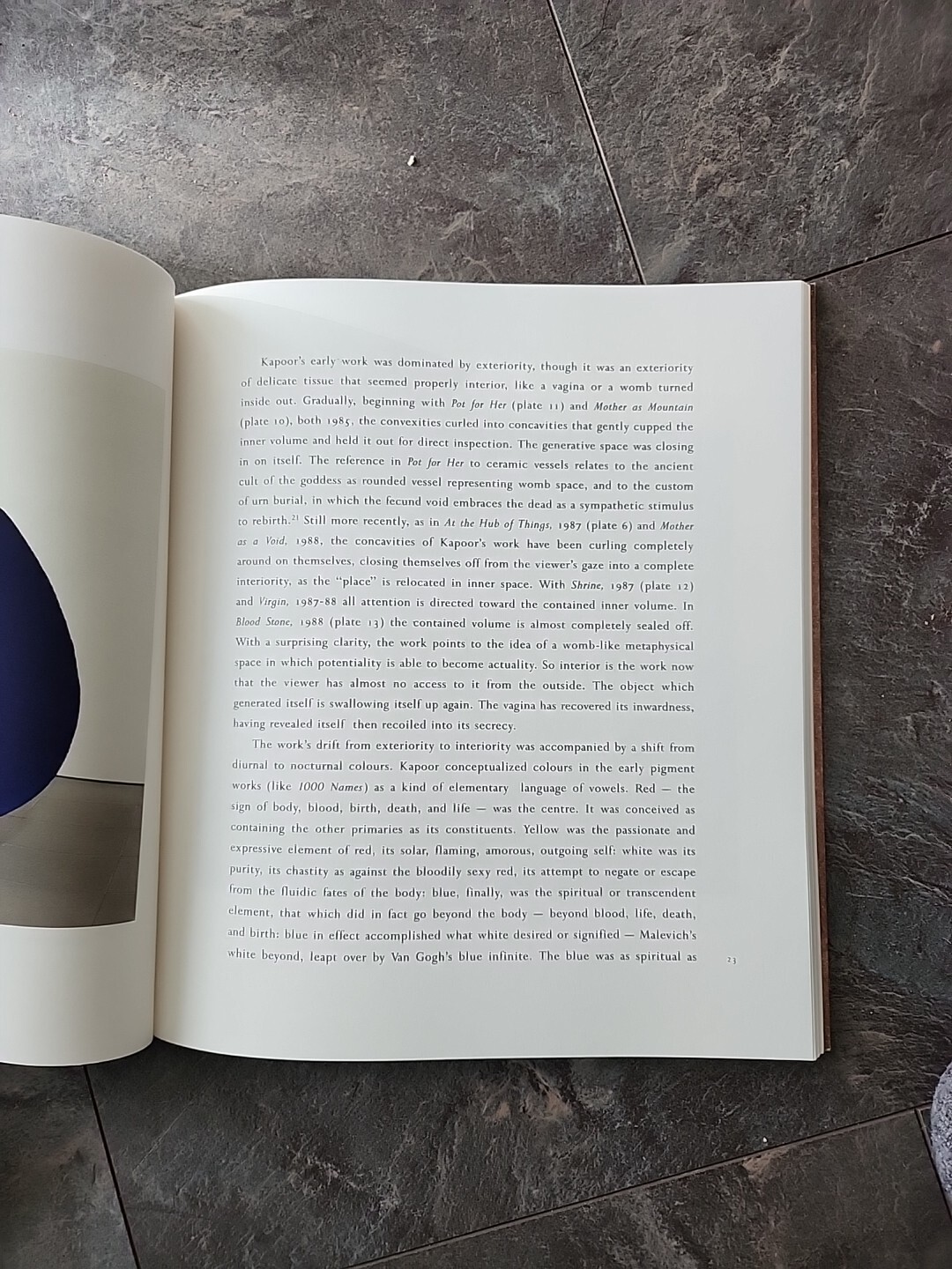 ANISH KAPOOR British Pavilion Venice Biennale 1990 Thomas McEvilley ART ...