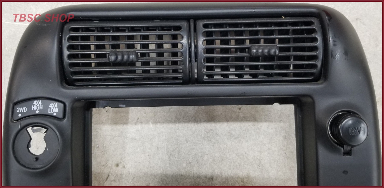 1995 to 2004 FORD RANGER RADIO DASH VENTS TRIM BEZEL 4x4 BLACK High Low ...