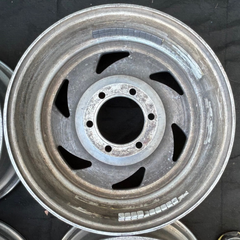 (4) 16.5" VINTAGE CENTERLINE BILLET APACHE POLISHED WHEELS 16.5x9.75 ...