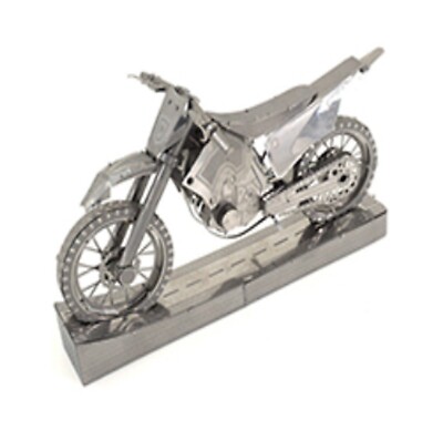 Metal Model Scrambling Motorcycle 3D Laser Cut Metal Model DIY Kit ...