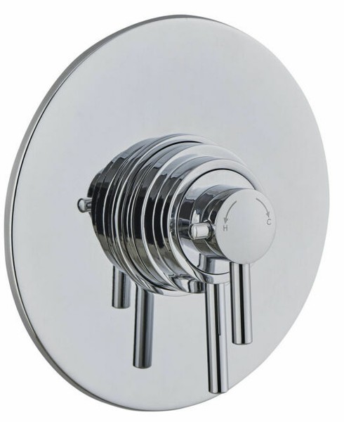 Concealed Modern Concentric Thermostatic Shower Mixer Valve Chrome for ...