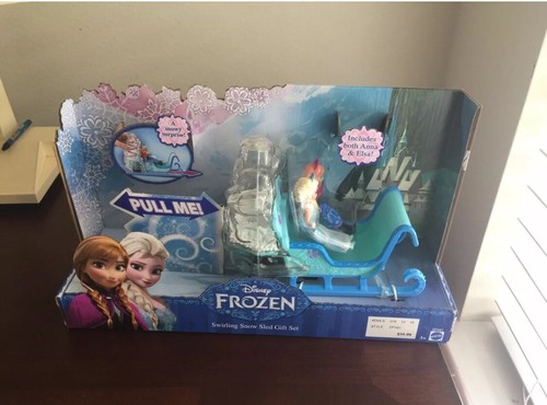 Disney Frozen Swirling Snow Sled Gift Set Includes Anna & Elsa 2day ...
