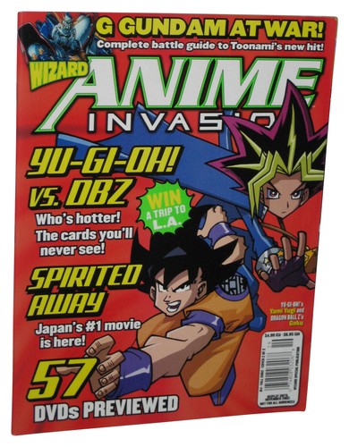 Wizard Anime Invasion Fall 2002 Magazine Book #4 - (Yu-Gi-Oh! Vs DBZ ...