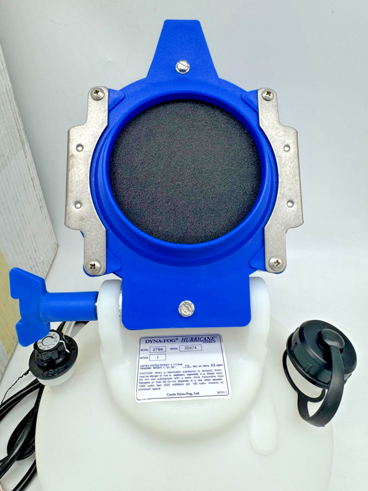 NIB Curtis Dyna-Fog Hurricane Ultra II Portable Electric Fogger 110V ...