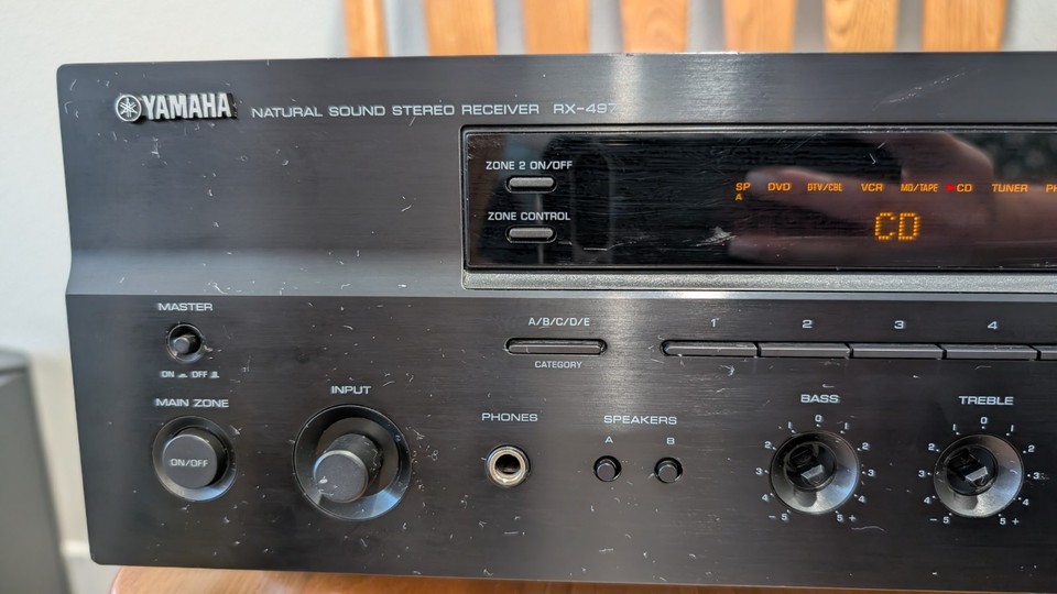 Yamaha RX-497 Natural Sound Stereo Receiver 🔥 Hi-Fi Power with AM/FM ...