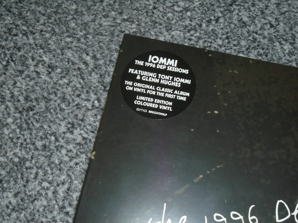 IOMMI With GLENN HUGHES The 1996 DEP Sessions Vinyl LP (Black Ice) New ...