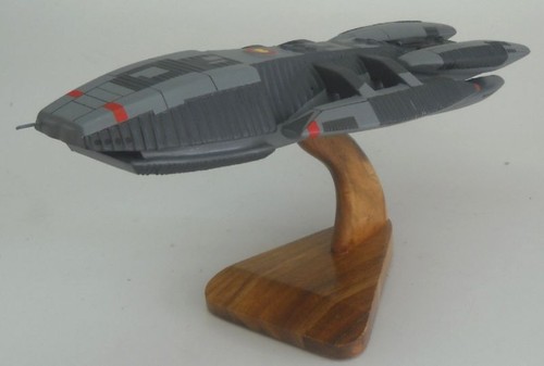 BSG-75 Galactica Columbia Class Battlestar Wood Model Small | eBay