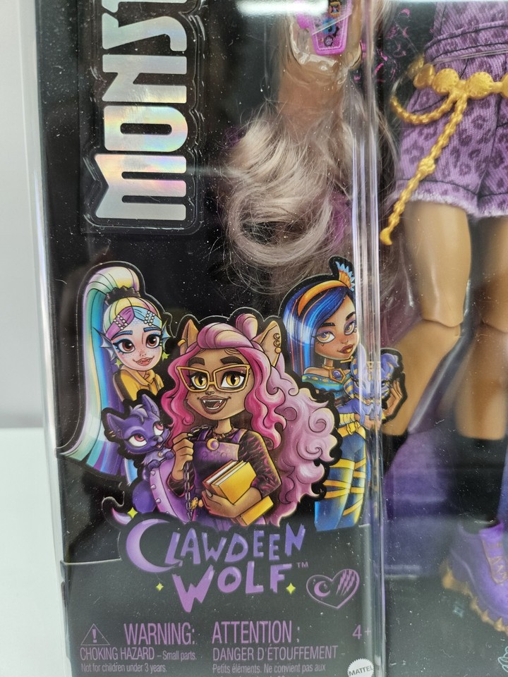 Monster High Clawdeen Wolf Doll 2022 With Pet Crescent New In Box | eBay