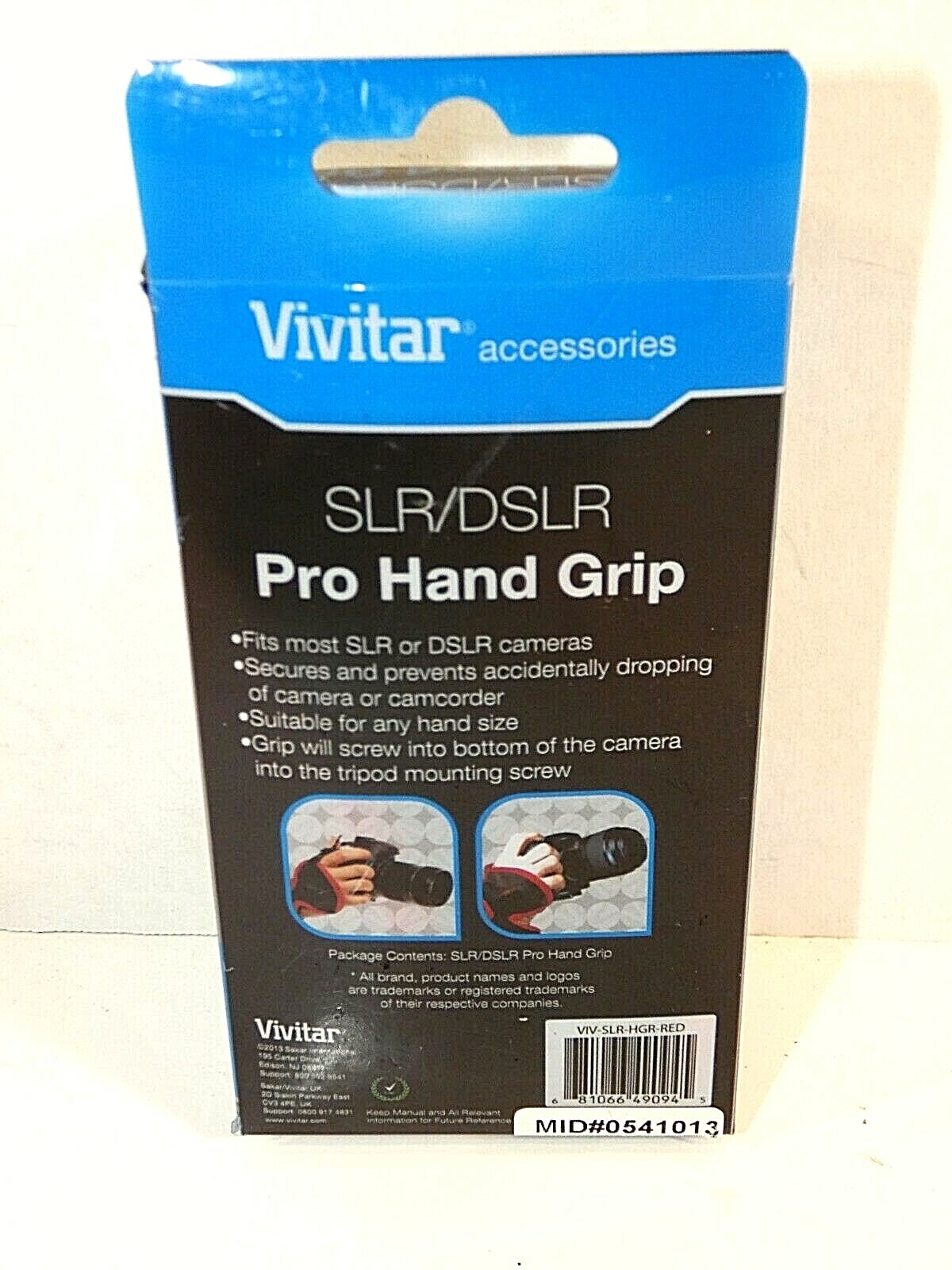VIVITAR PRO Hand Grip for SLR/DSLR Camera Red for sale online | eBay