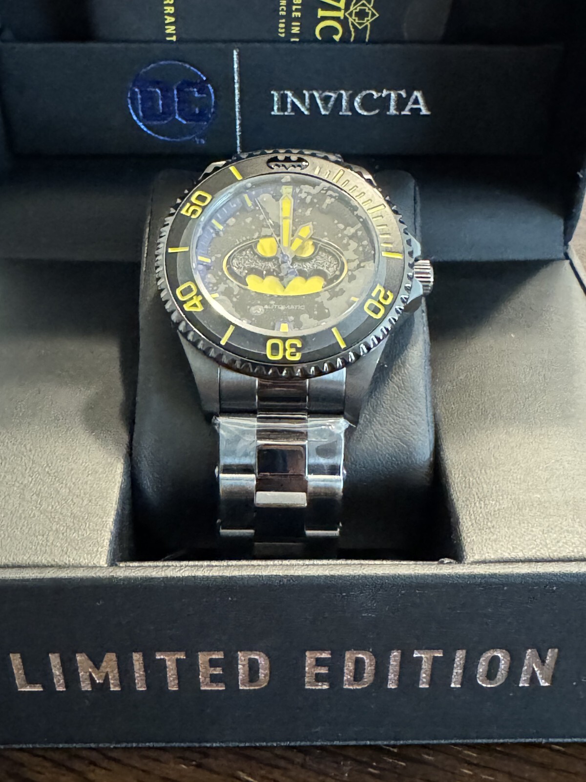 Invicta 26901 DC Comics Batman Stainless Steel Automatic Men's Watch ...