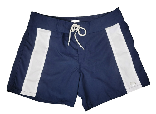 Sauvage Blue White Stripe Swim Trunks Mens 36 Lace Up 5 Inch Inseam | eBay
