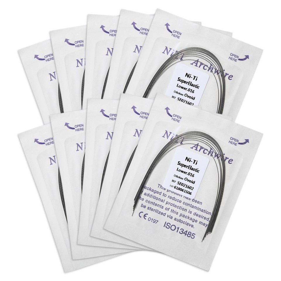 Dental Super Elastic Niti Round Arch Wires Arch Wire for Bracket Braces ...