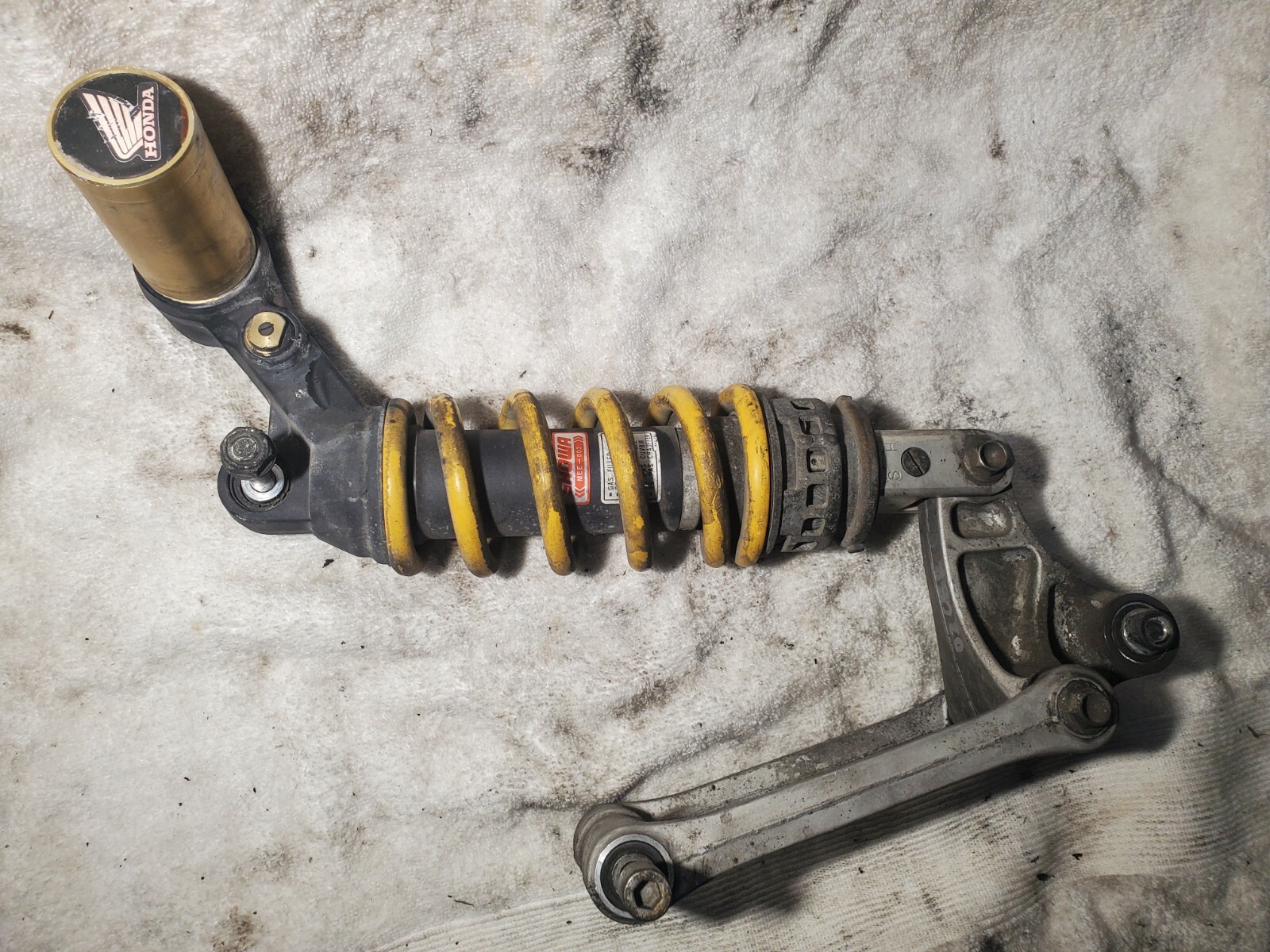 694 03-04 Honda Cbr600rr Rear Back Shock Absorber Suspension for sale ...
