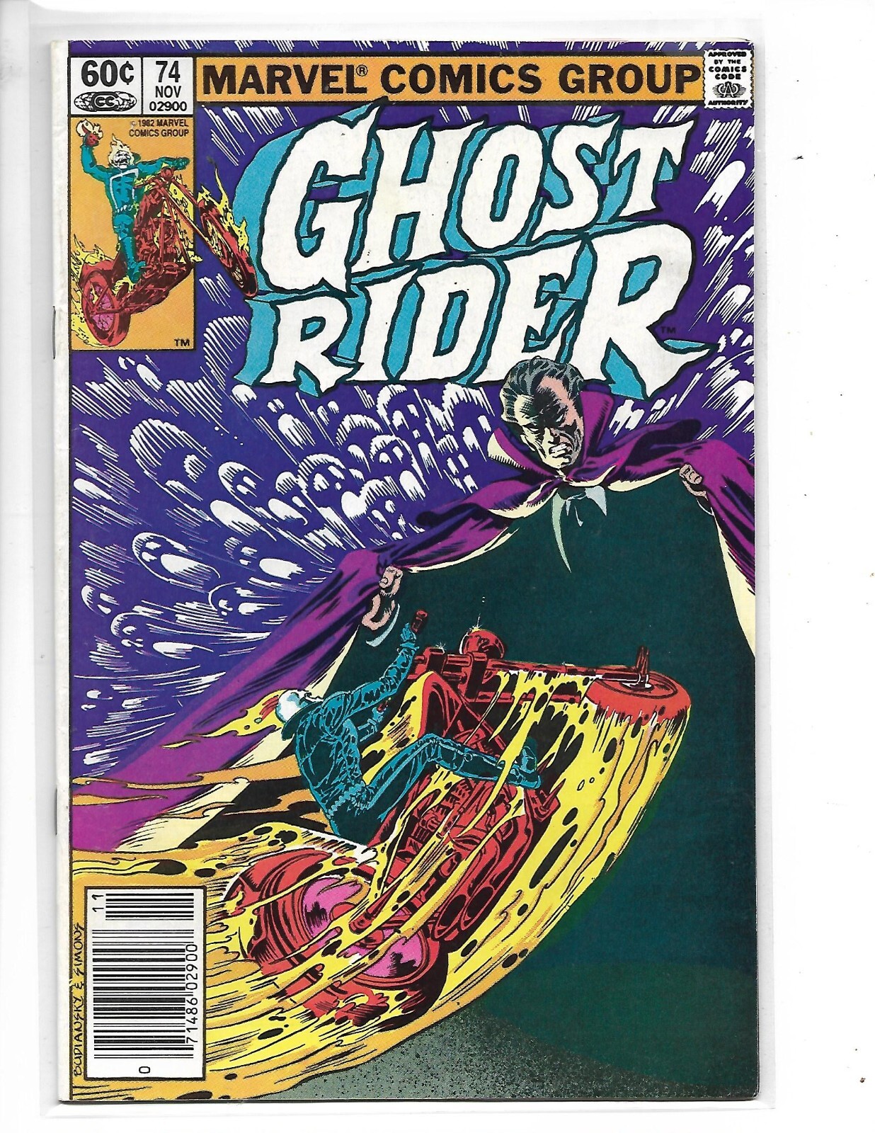 Marvel Comics 1982 Ghost Rider #74 F 1ST APPEARANCE OF CENTURIOUS | eBay
