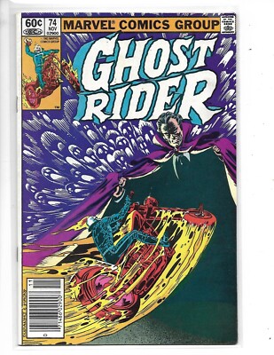 Marvel Comics 1982 Ghost Rider #74 F 1ST APPEARANCE OF CENTURIOUS | eBay