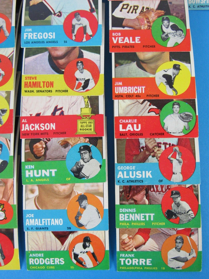 1963 Topps Baseball Lot (43) Different Nice EXMT to NM MZ888 | eBay