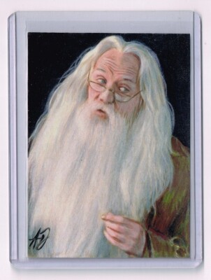 2012 ACEO Sketch Card ALBUS DUMBLEDORE Harry Potter by Anthony Douglas ...