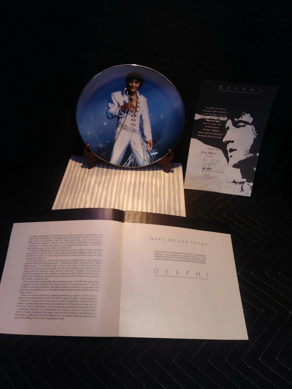 1990 Delphi Elvis Presley King Of Las Vegas Limited Edition Collector ...