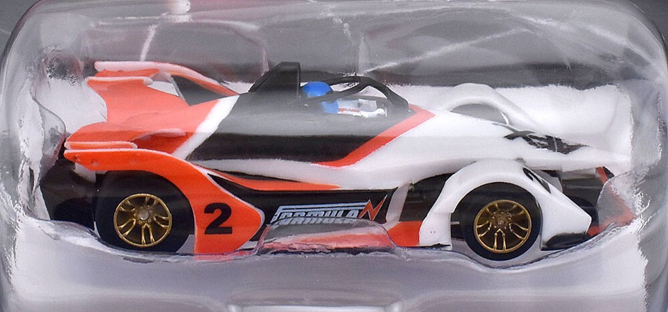 AFX Mega G+ Formula N HO Scale Slot Car #2 black/red/white #22015 FREE ...