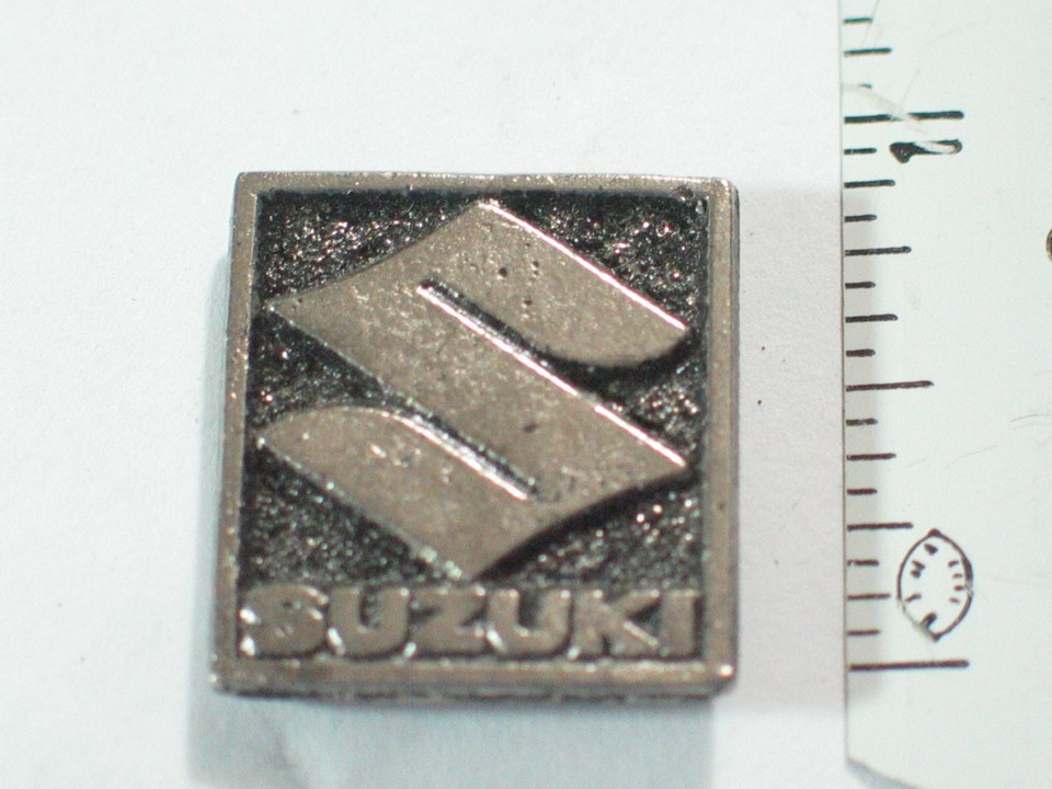 Vintage Suzuki Logo Motorcycle Pin (Choice of 1-Gold or Silver tone ...