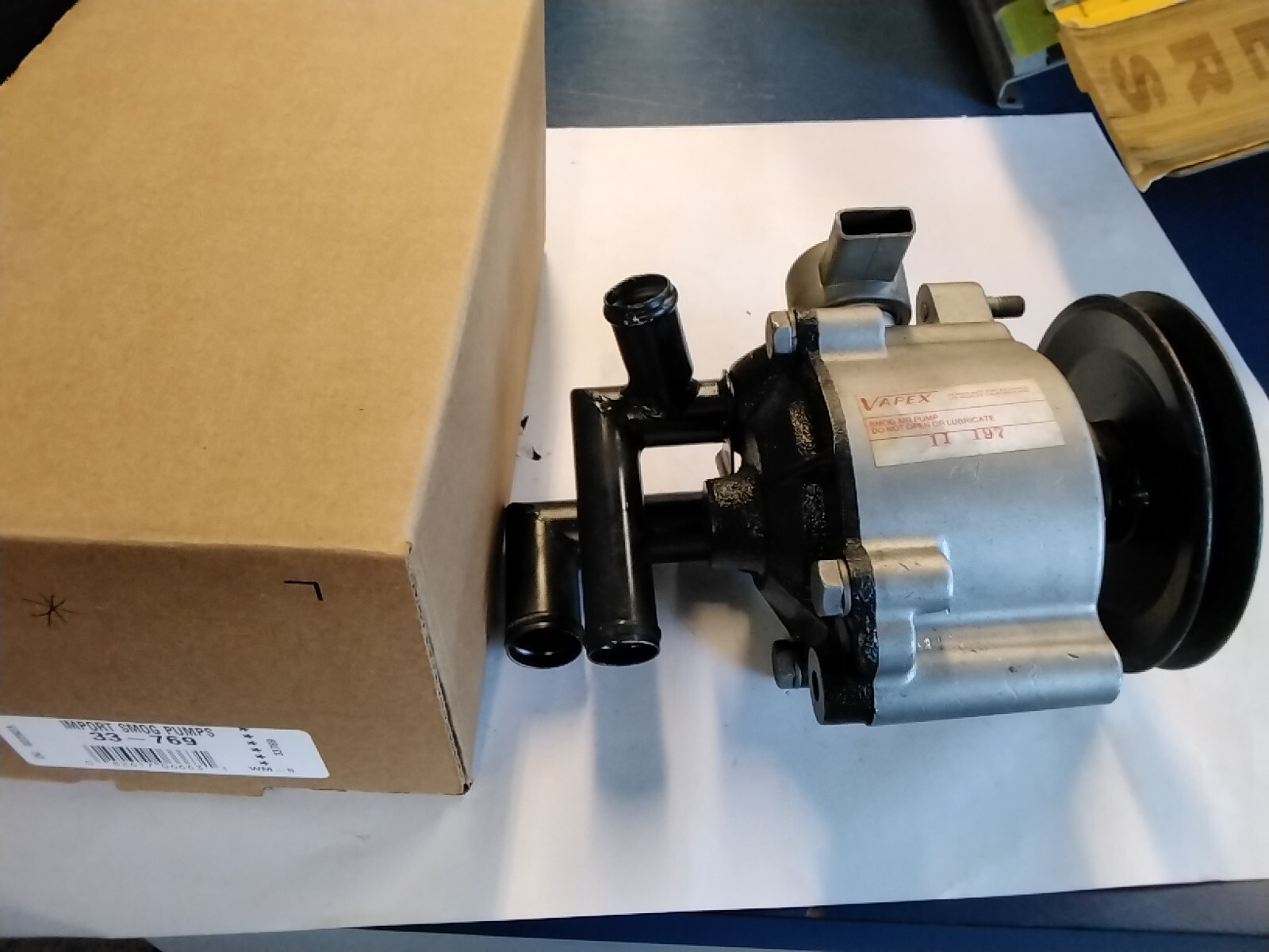 secondary air injection pump Cardone 33-769. Vapex 11-197 | eBay