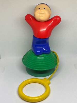 Johnson & Johnson Playpath Falling Down Man Baby Toy Vintage | eBay