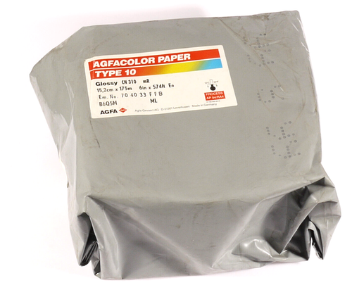 PRL) AGFA AGFACOLOR PHOTOGRAPHIC PAPER TYPE 10 PHOTOGRAPHIC PAPER 15 ...