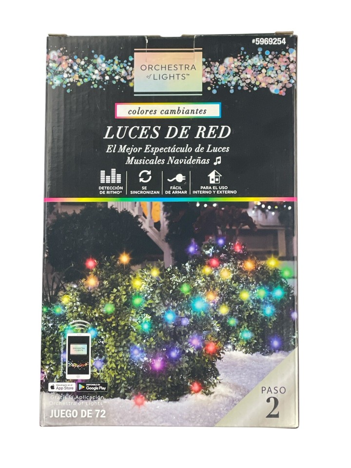 Gemmy Orchestra of Lights LED Net Lights Multicolor Light Show NIB | eBay