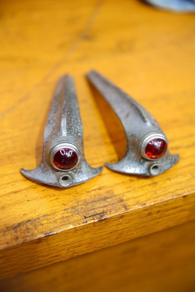 Vintage Red Glass Marble Car Truck Reflector Cat Eye Motorcycle ...