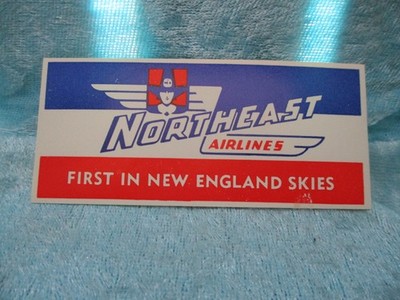 Northeast Air Lines Baggage Sticker | eBay