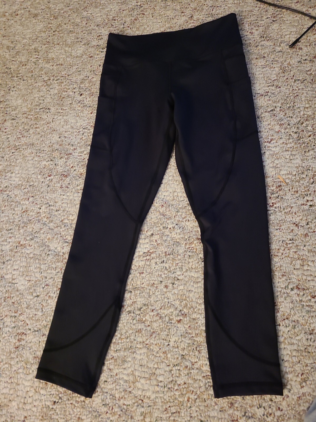 Zyia Active Black Leggings 6-8 with Pockets - Gem
