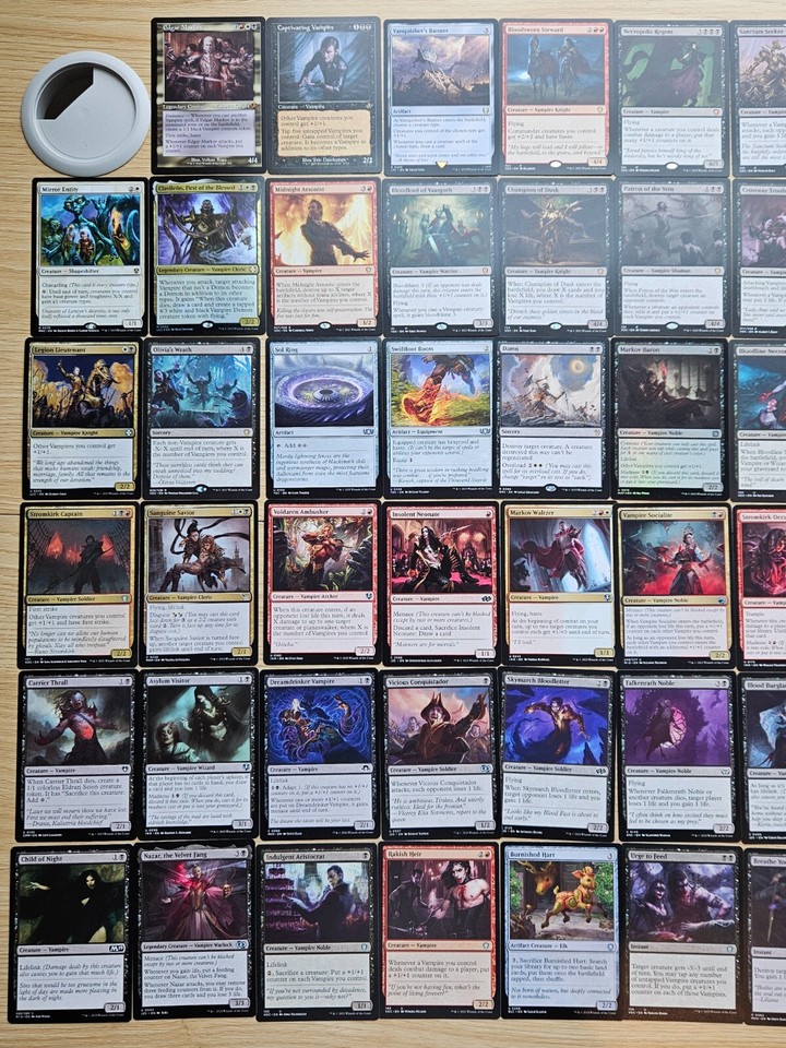 Custom Commander Deck ~ Vampires ~ Edgar Markov ~ 100 Card EDH Deck ...