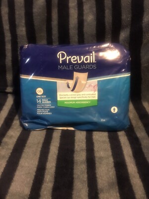 Prevail Male Guards Incontinence Pads For Men Maximum Absorbency 2 pcks ...