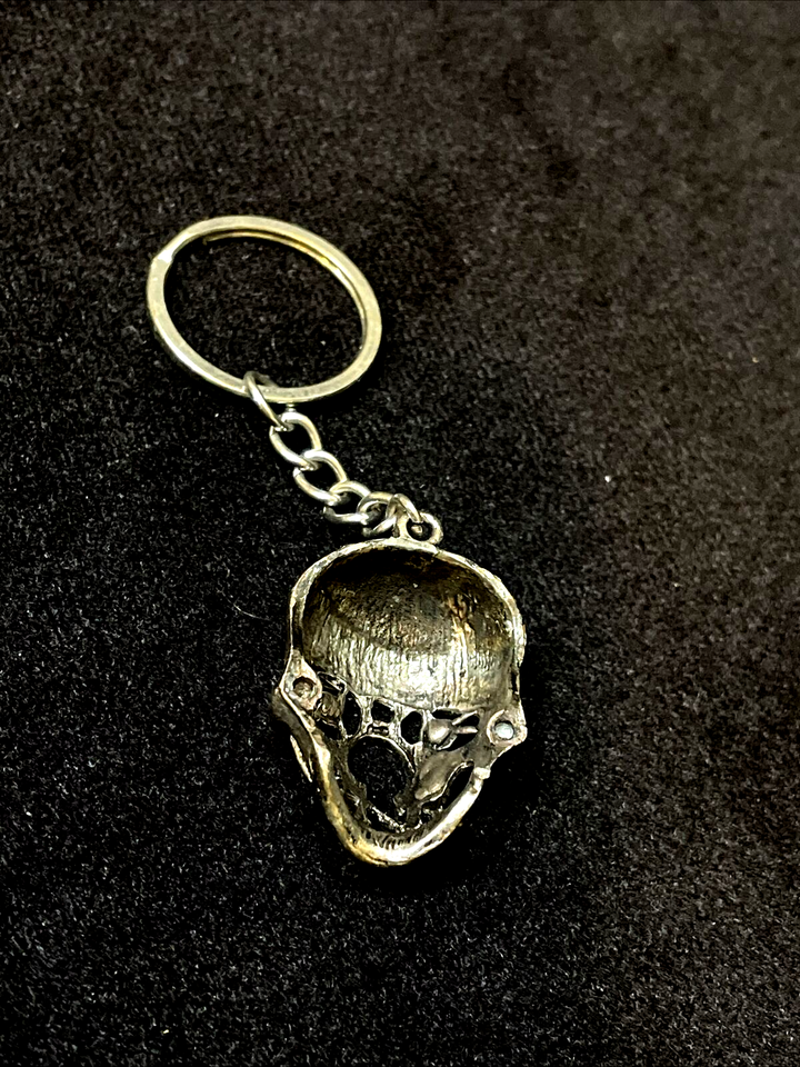 Skull Head Key Chain Skeleton Halloween Dark Fate Keyring Pendant ...