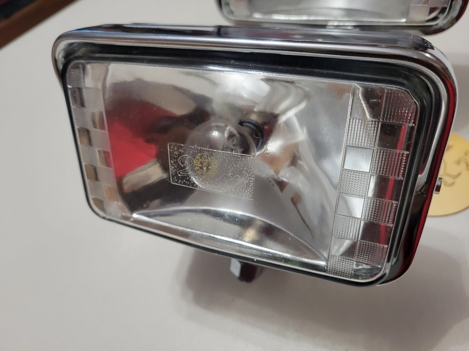 NOS Dixie Harley Dual Headlight Mount Bracket Stacked Double Head Light ...